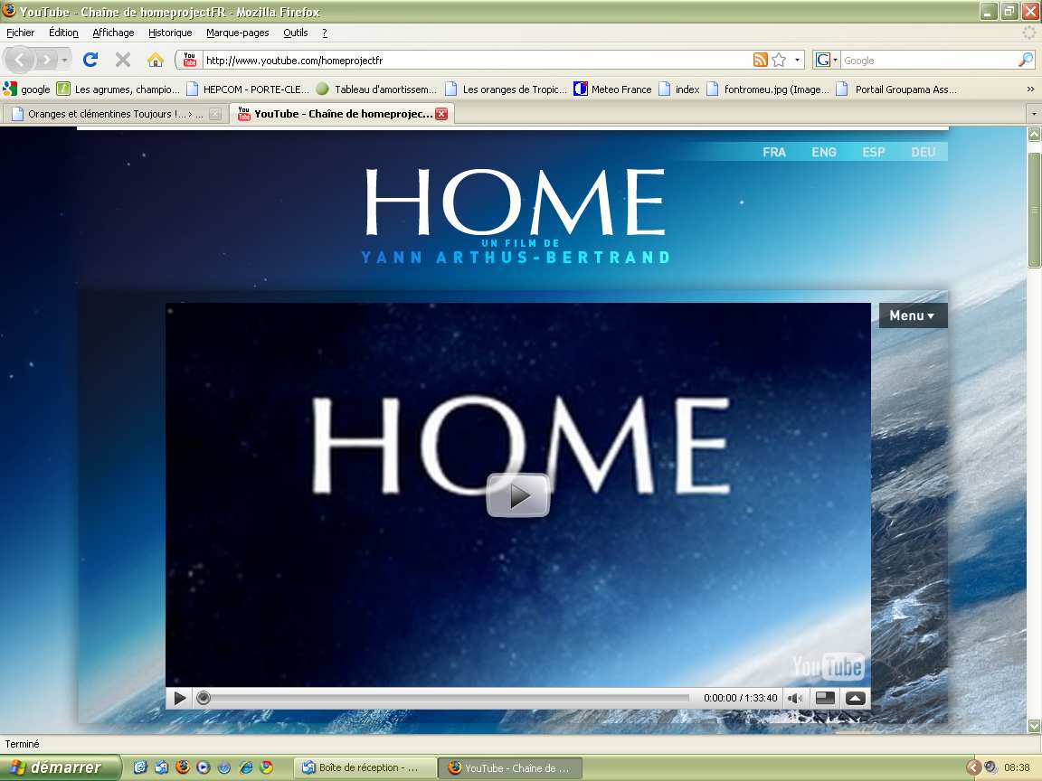 Voir ou revoir le film HOME de Yann Arthus Bertrand – Oranges et ...